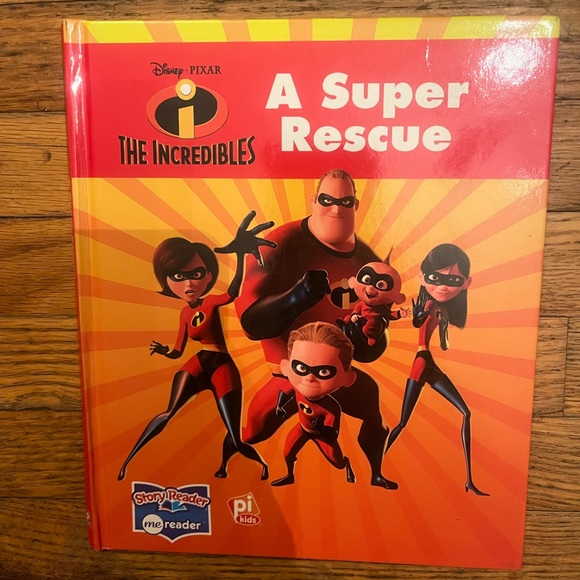 Pixar | Toys | Disney Pixar The Incredibles A Super Rescue Story Reader ...
